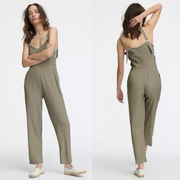 rag & bone | Pants & Jumpsuits | Rag Bone Tia Khaki Green Jumpsuit Overalls | Poshmark